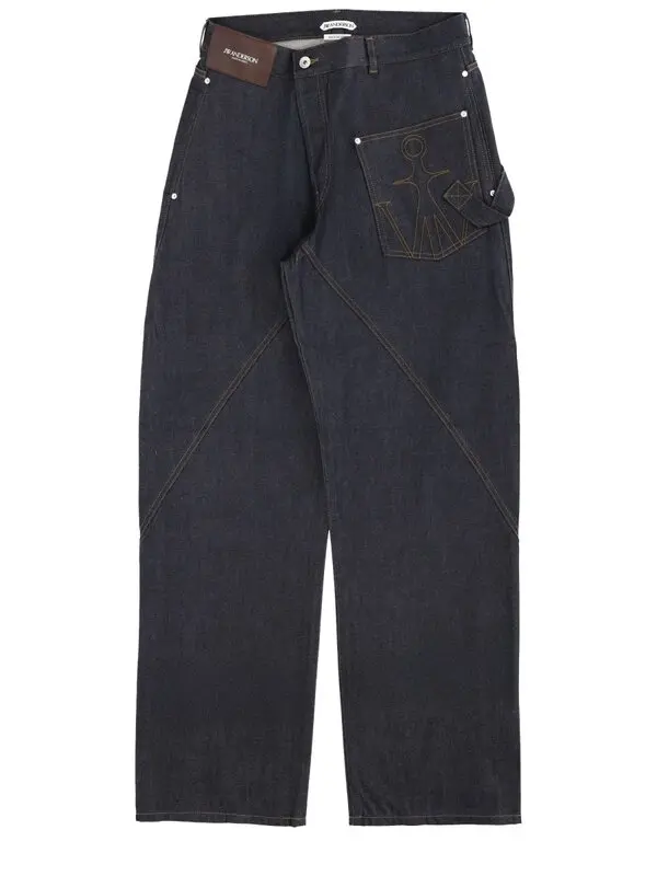 JW Anderson Twisted Workwear' Jeans - Blue