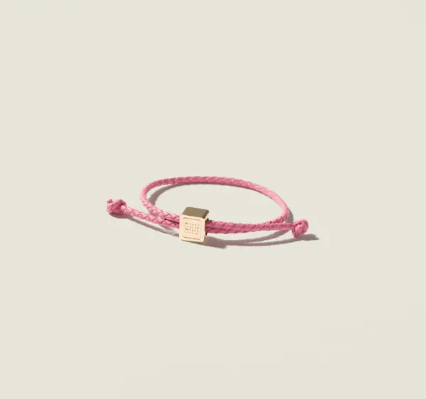 Miu Miu Braided Bracelet - Begonia