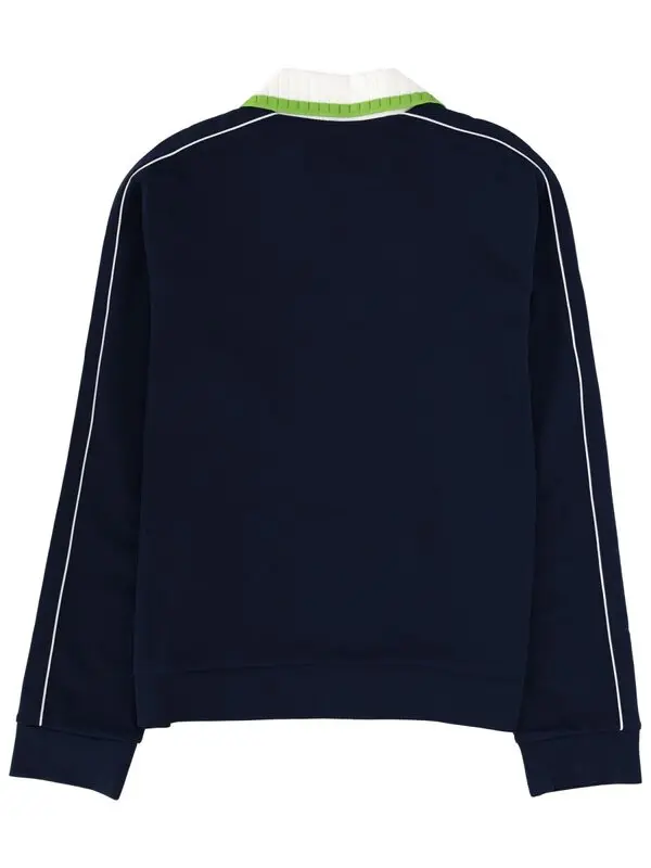 Casablanca Zip Sweatshirt - Blue
