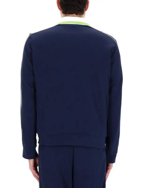 Casablanca Zip Sweatshirt - Blue