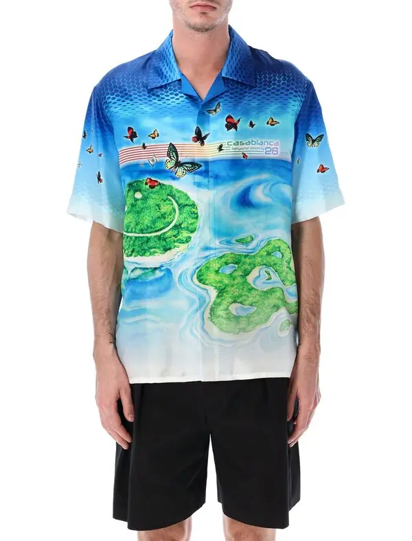 Casablanca T Shirts And Polos - Silk Twill