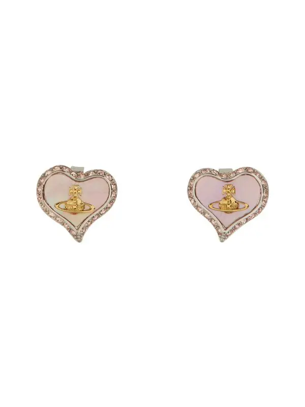 VIVIENNE WESTWOOD Petra Stud Earrings - Pink