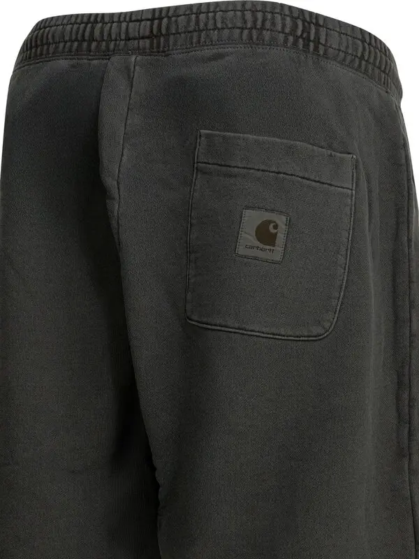 Carhartt Work In Progress Nelson Sweatpants Shorts - Black