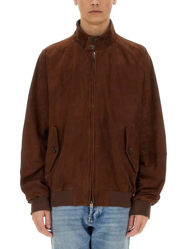 BARACUTA G9 Leather Jacket - Brown