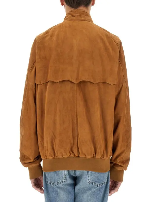 BARACUTA G9 Leather Jacket - Beige