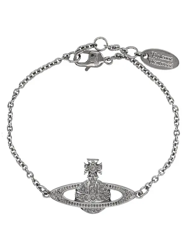 VIVIENNE WESTWOOD Mini Bas Relief Bracelet - Silver