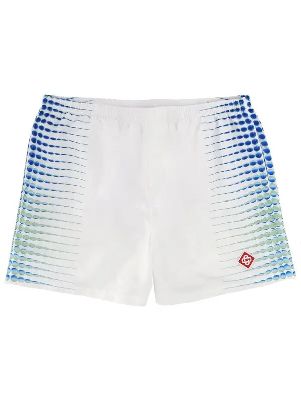 Casablanca Logo Swim Shorts - White
