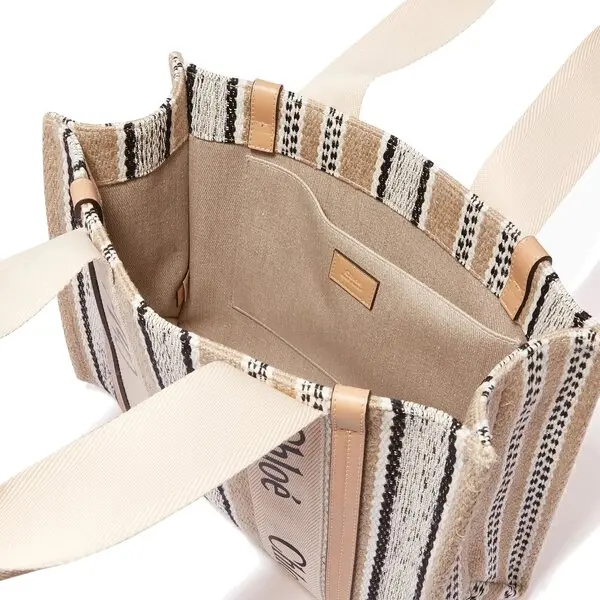 Chloé Woody Medium Tote - Beige