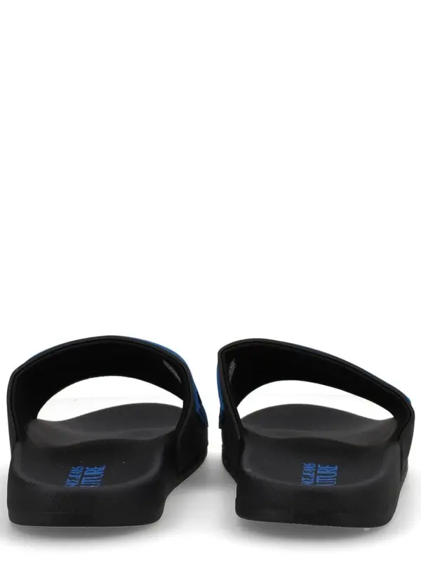 Versace Slides With Logo - Black