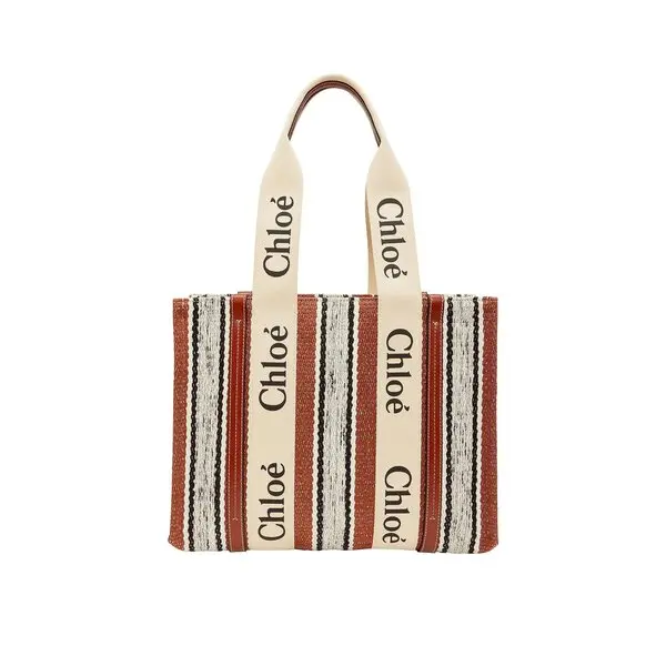 Chloé Medium Woody Tote Bag - Brown