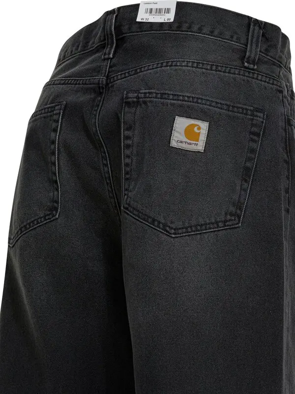 Carhartt Work In Progress Landon Wide-leg Jeans - Black