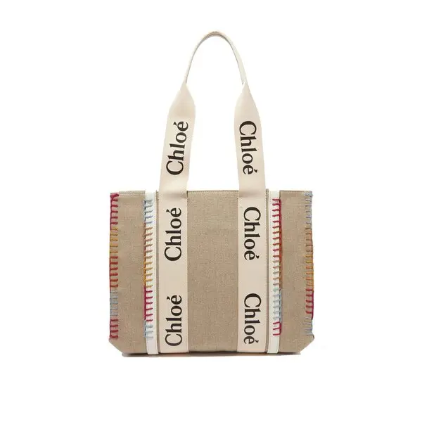 Chloé Medium Tote Bag - Beige