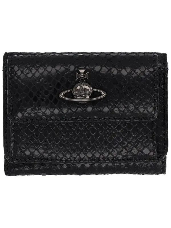 VIVIENNE WESTWOOD Wallet With 'orb' Detail - Black