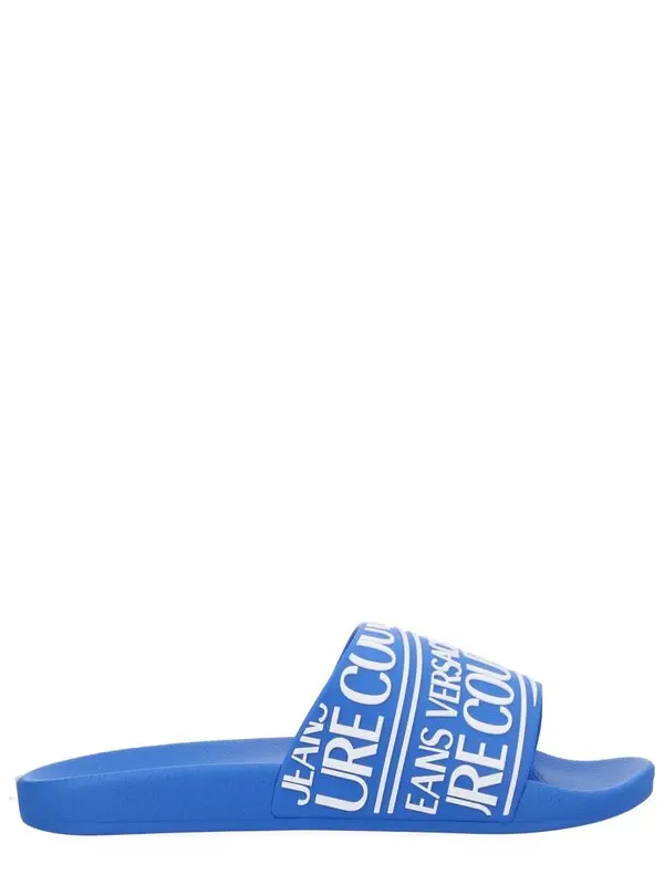 Versace Logo Slides - Blue