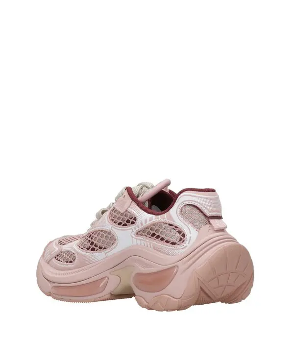 Ash Leather And Mesh Sneakers - Pink