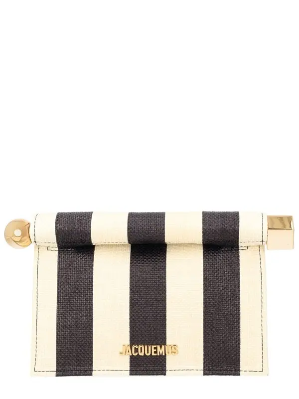 Jacquemus Rond Carré Small Clutch Bag - Beige