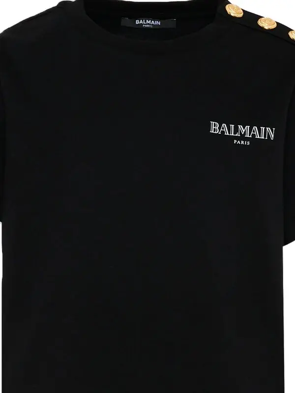 Balmain T-shirt With Logo - Black