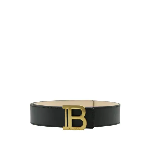 Balmain Leather Belt - Black