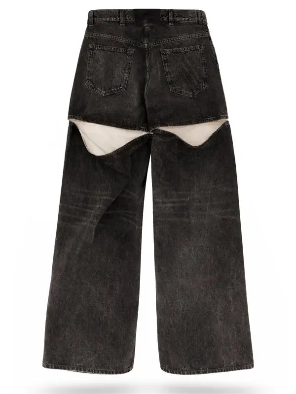 Attico Regular Fit Long Jeans