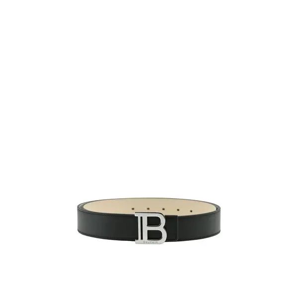 Balmain Leather Belt - Black