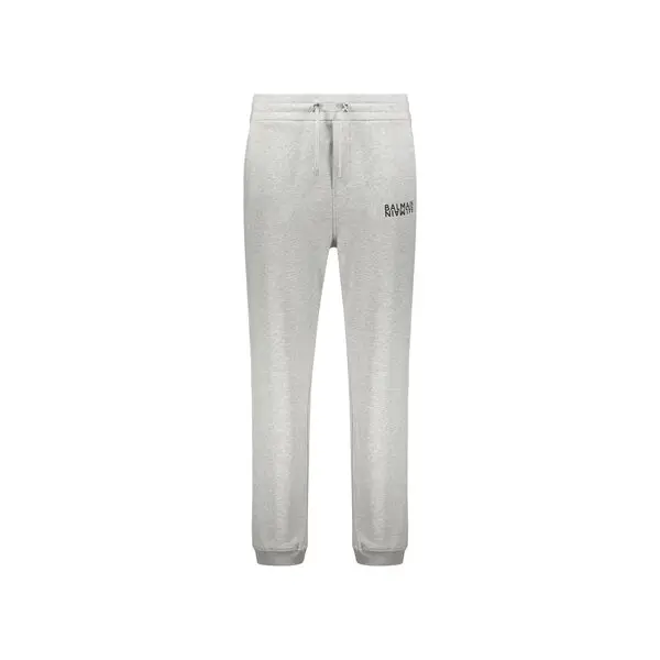 Balmain Logo Jogging Pants - Gray