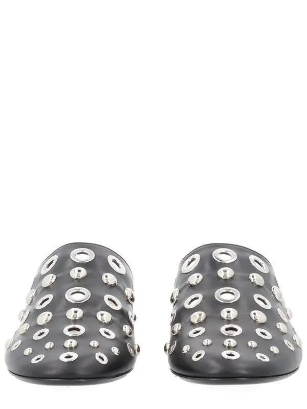 Premiata Leather Studded Slippers