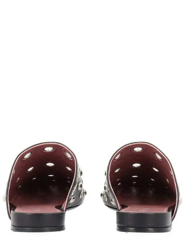 Premiata Leather Studded Slippers