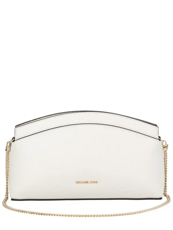 Michael Kors Small 'athena' Clutch - White