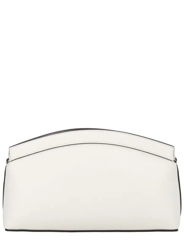 Michael Kors Small 'athena' Clutch - White