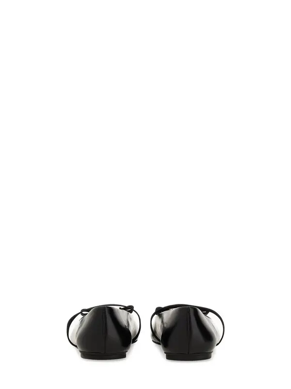 FERRAGAMO Zina Dancer Ballerinas - Black