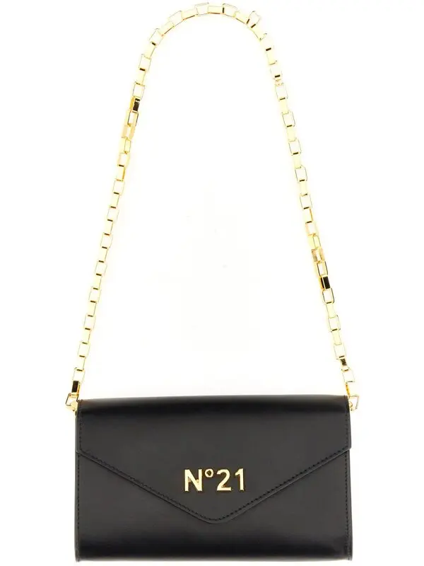 N°21 Wallet With Chain And Logo