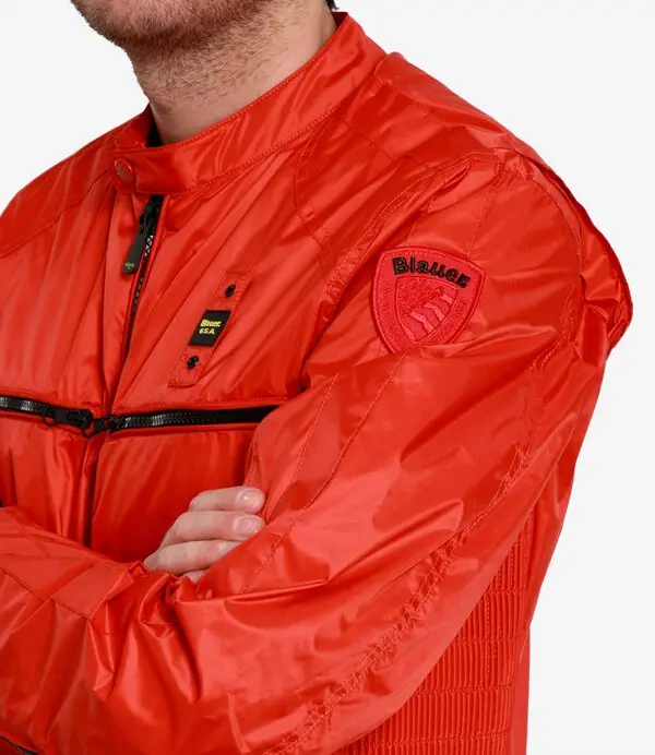 BLAUER. Zip Up Jacket - Red