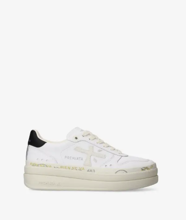 Premiata Platform Sneakers - White