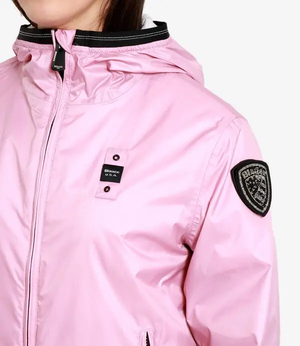 BLAUER. Hooded Jacket - Pink