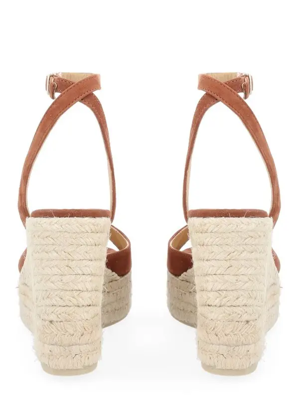 CastaÑer Brook Espadrille Platform Sandals - Brown