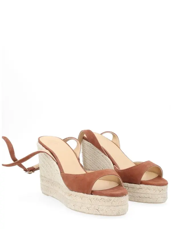 CastaÑer Brook Espadrille Platform Sandals - Brown
