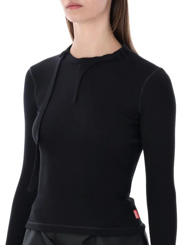 DIESEL® Long-sleeve Ribbed Top