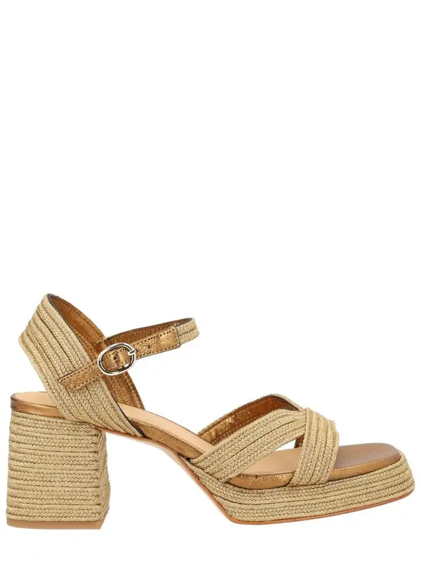 CastaÑer Vallita Espadrille - Gold