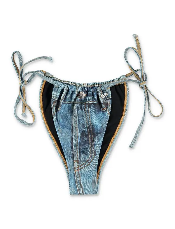 DIESEL® Bikini Bottom - Denim Print