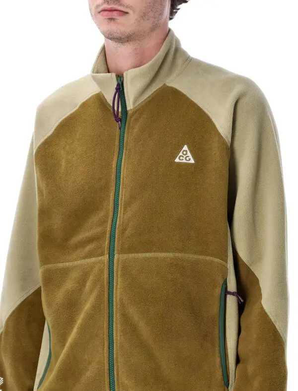 Nike Wolf Tree Fleece Jacket - Olive Flak