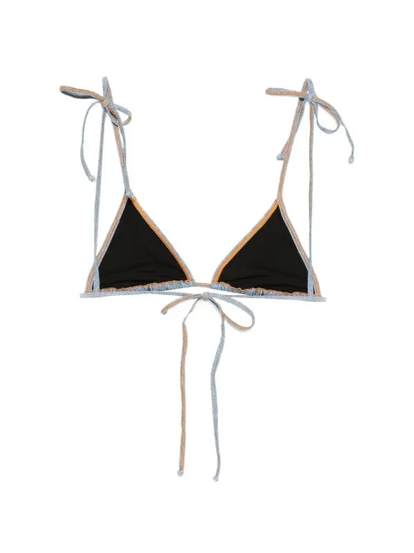 DIESEL® Triangle Bikini Top - Clear Blue