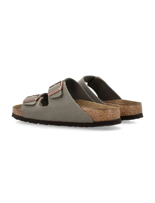 BIRKENSTOCK Arizona Flat Sandals - Stone