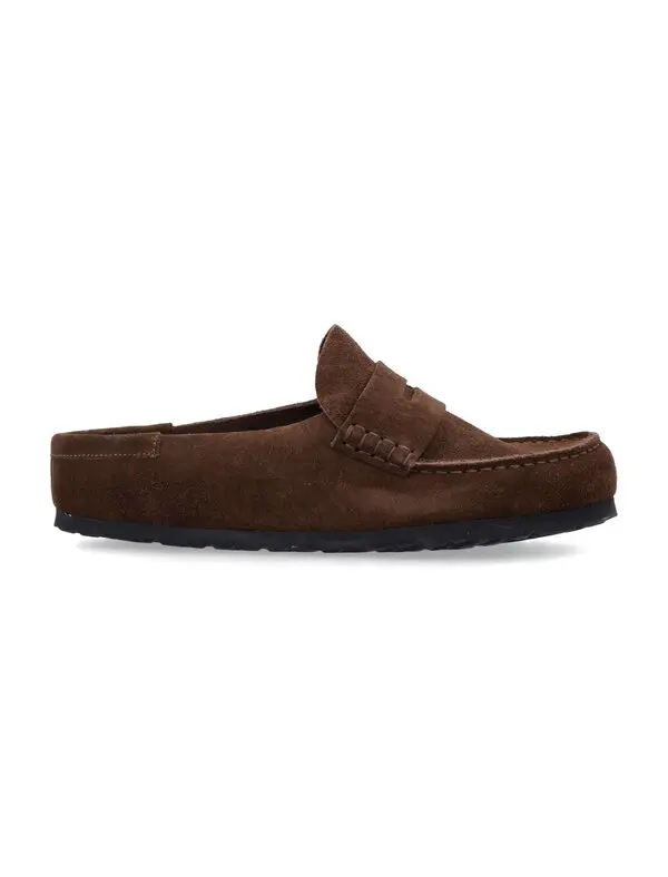 BIRKENSTOCK Suede Naples Flats - Carafe