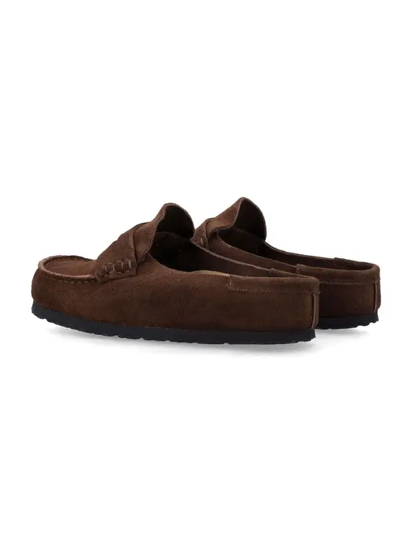 BIRKENSTOCK Suede Naples Flats - Carafe