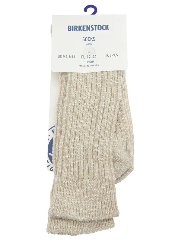 BIRKENSTOCK Cotton Slub Classic Socks - Beige