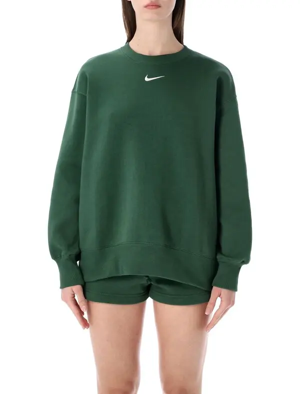 Nike Phoenix Fleece Crewneck Sweatshirt - Fir Green