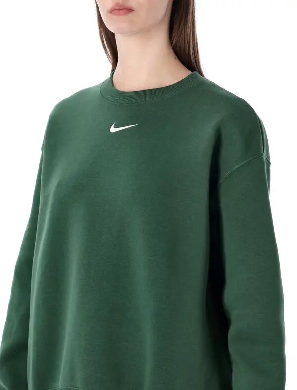 Nike Phoenix Fleece Crewneck Sweatshirt - Fir Green