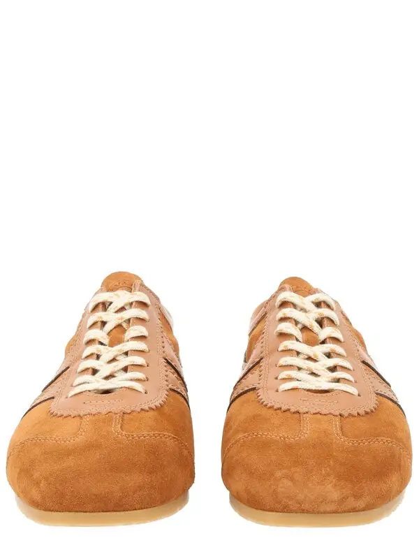 Dries Van Noten Suede Sneakers - Brown