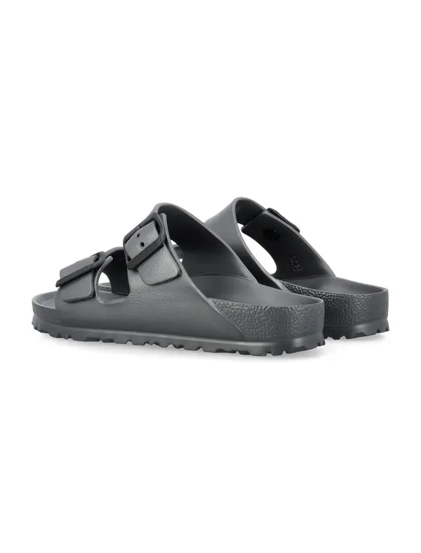 BIRKENSTOCK Arizona Flat Sandals - Metallic Anthracite