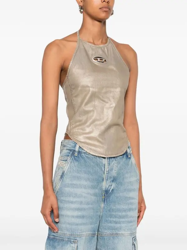 DIESEL® Oval D Top - Golden